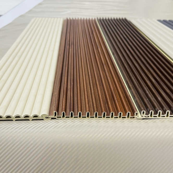 Factory Best Price Indoor Living Room WPC Fluted WPC Wall Panel for ...