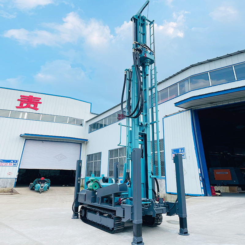 Compact Full Hydraulic Water Well Drilling Rig Suitable for Small-Scale ...