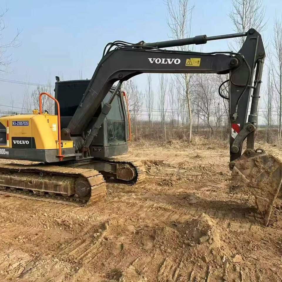 High Fuel Efficiency Volvo EC80D Pro Second-Hand Excavator with Core ...
