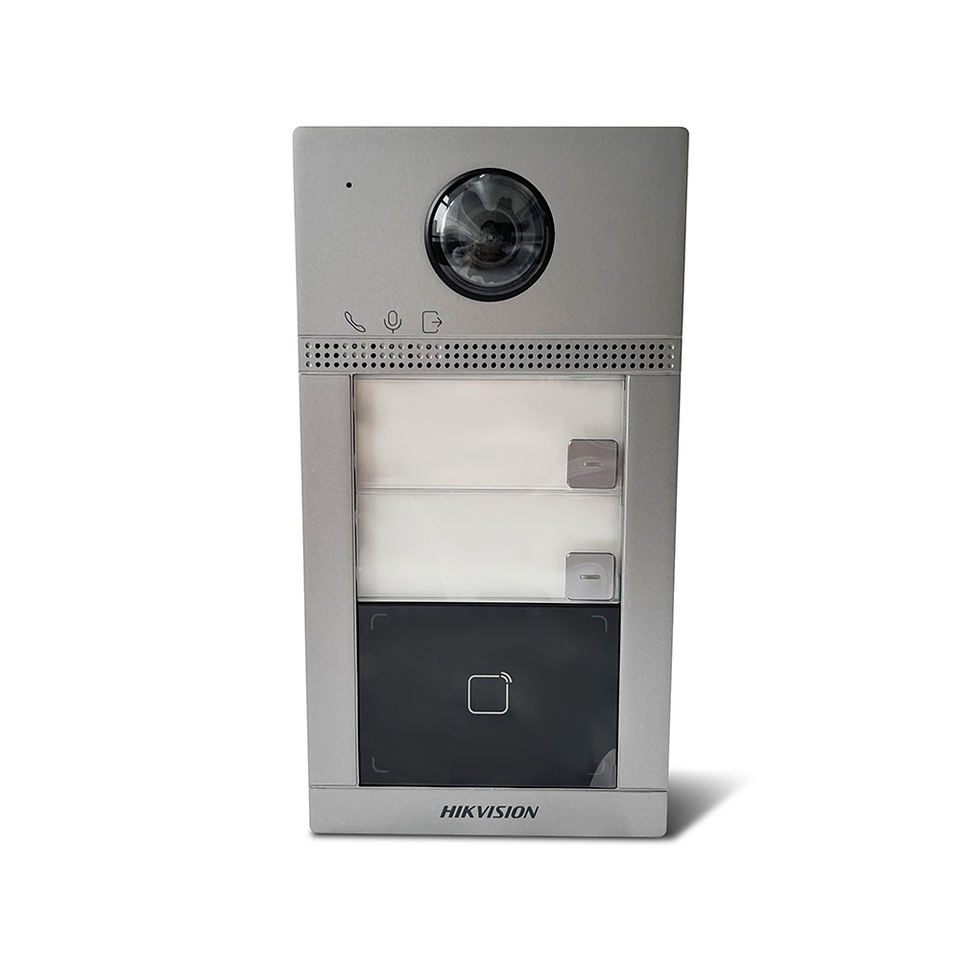 HIK 2 Button Metal Villa Door Station 2 MP Camera IR Supplement Video ...
