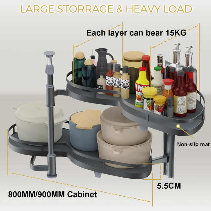 Kitchen Cabinet Accessories Swing Tray Blind Corner Modern Kitchen ...