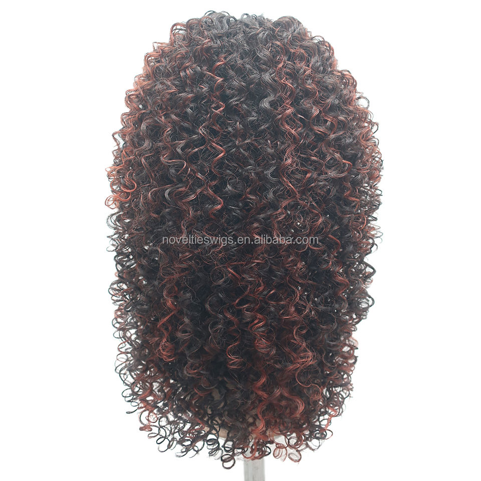 Novelties Yaki Afro Kinky Curly Layered Glueless Wear Deep Curly ...