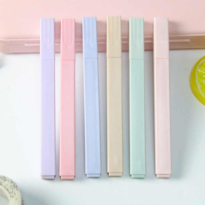 Wholesale Custom Cute Multicolor Highlighter Pen 12 Colors
