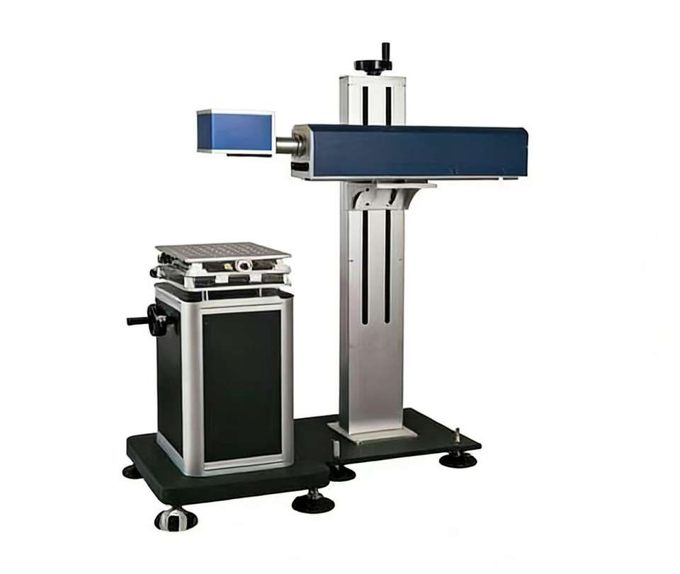 Vertical Laser Marking Machine for Large Heavy Parts High Positioning ...