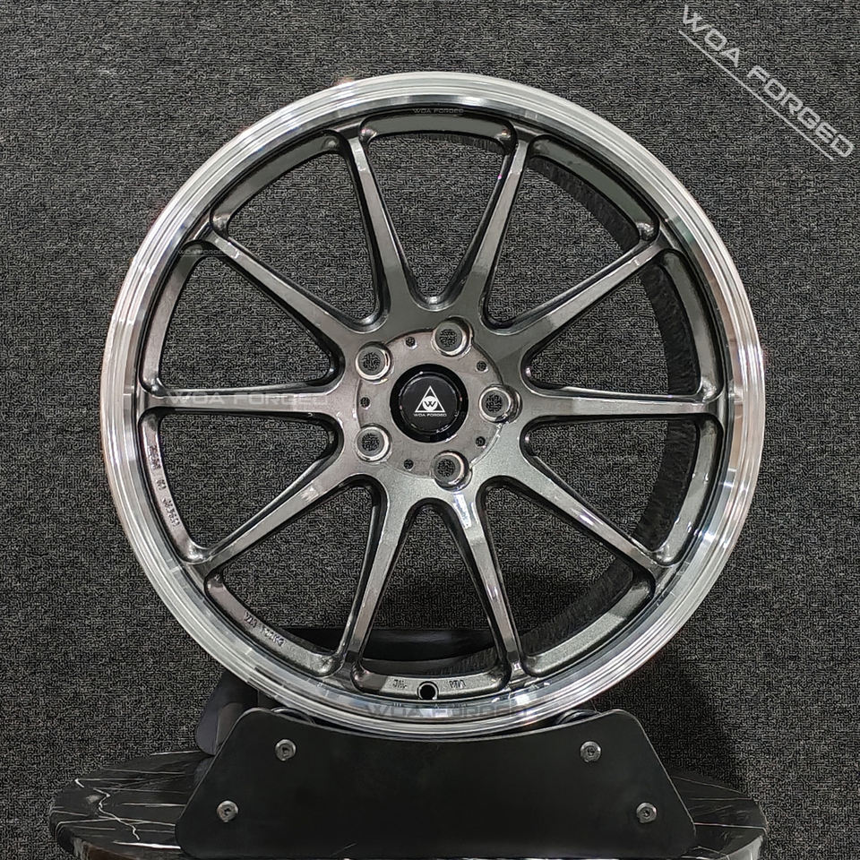 EMOTION ZR10 Multi-spoke Edge Lightweight Forged Aluminum Car Rims 18-22 Inch New Hyper Black ...