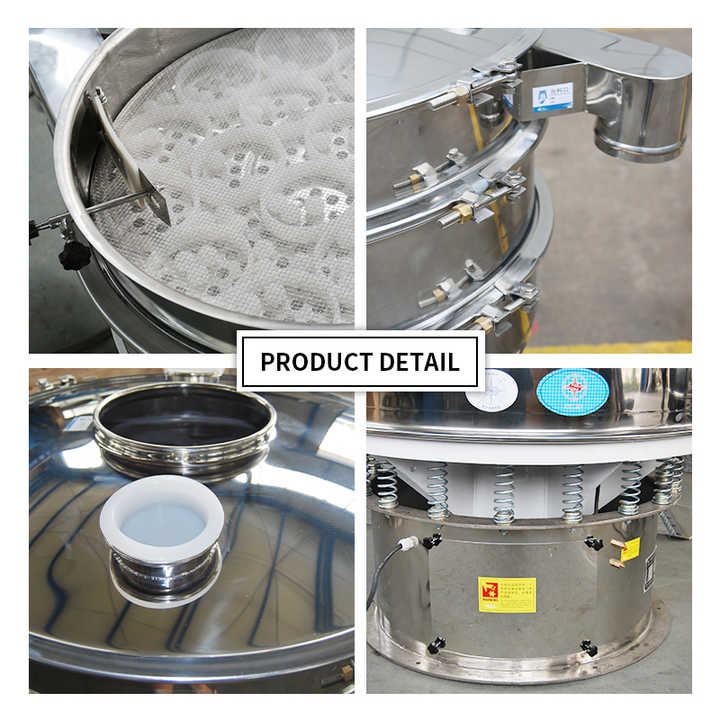 Factory Price Vibrating Sieve White Corundum Powder Screening Grading ...