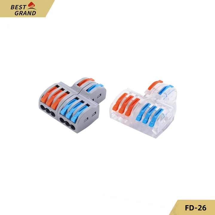2 Pin Way Terminal Block Connector Wire Terminal FD-26 with Durable PC ...