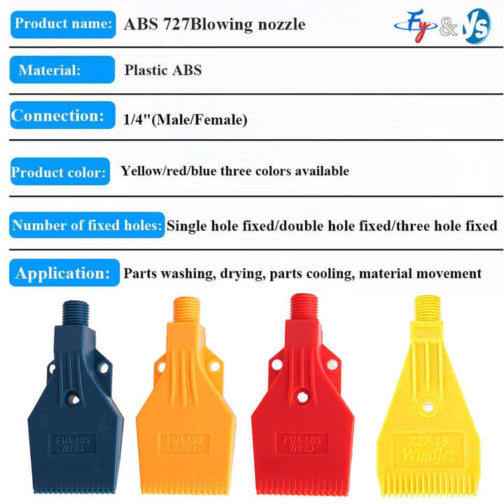 ABS 727 Wind Air Jet Spraying Nozzle for Industrial Air Blow Off ...