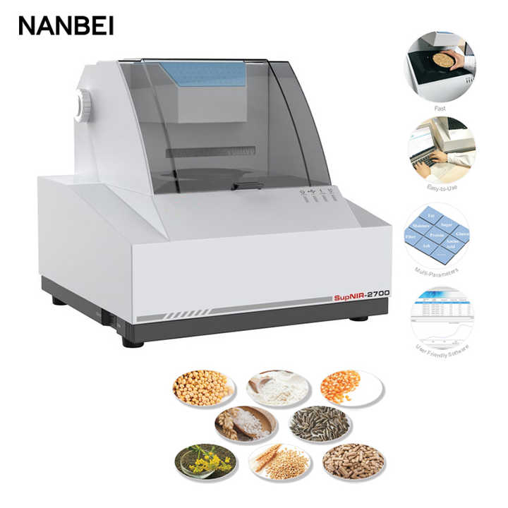 NANBEI Benchtop NIR Spectrometer Feed Grain Analyzer for Moisture Ash ...