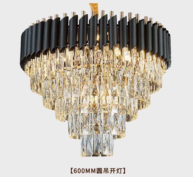 Fashion Hotel Hall Dining Room Light Fixture Luxury Crystal Decoration ...