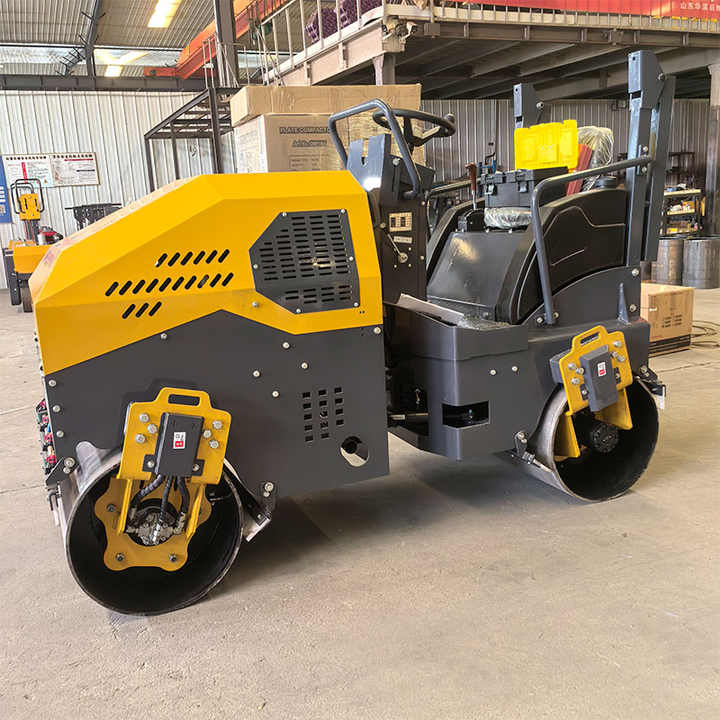 Vibratory Road Roller Diesel Asphalt Ride on Hydraulic CE Certified EPA ...