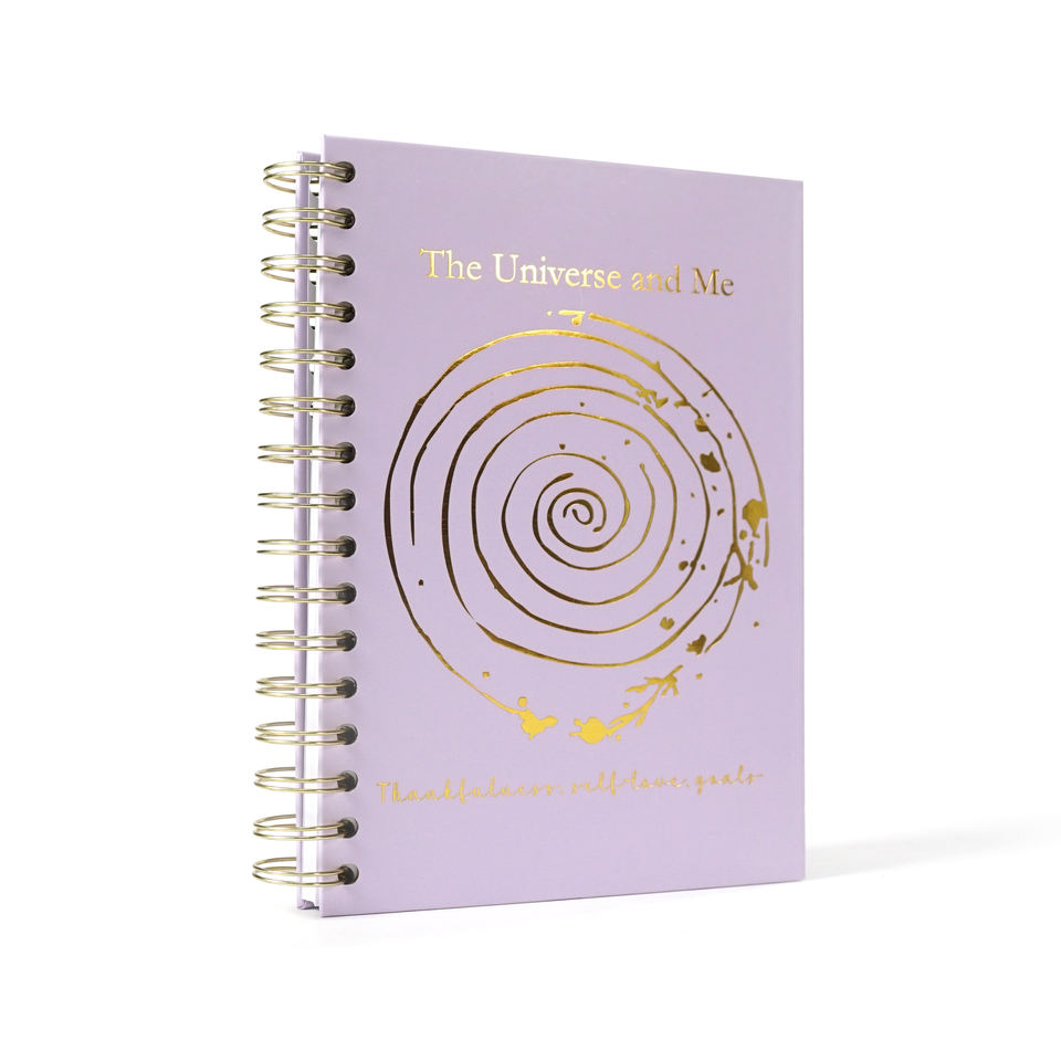 2026 Custom Printing Self Care Journal Spiral Hardcover Embossed Wood ...