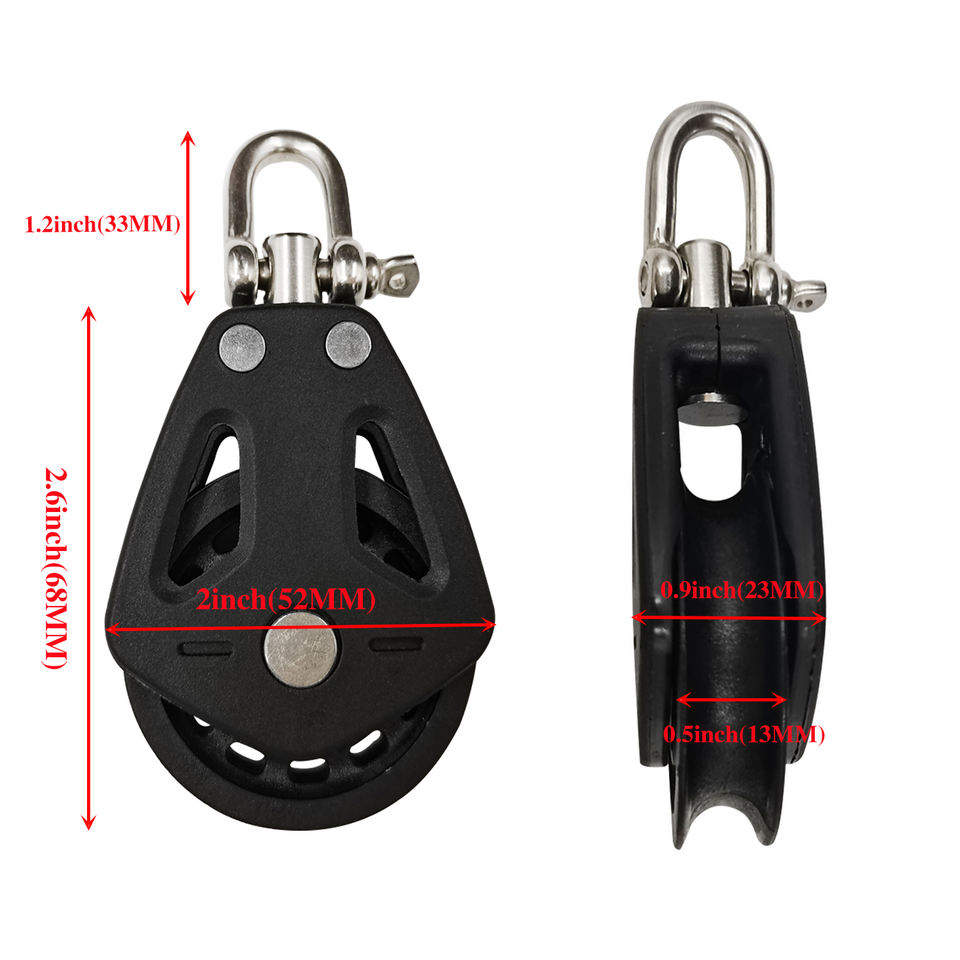 Durable Universal Head High Load Sheave Block Boat Accessories