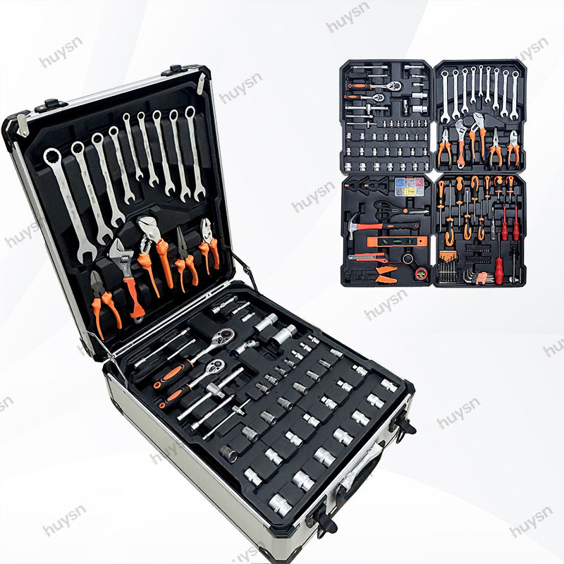 187-Piece Trolley Case Tool Set, Portable Torque Wrench Tool Set and ...