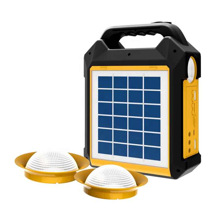 Portable Small Solar Powered System - Outdoor Light Hybrid