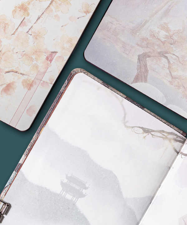 Wholesale A5 Creative Cute Gilding Planet Notebook Leather Cover ...
