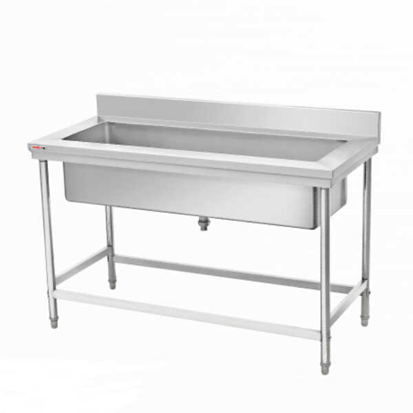 SUS Outdoor Large Sink Stand - Hospital Kitchen Work Table