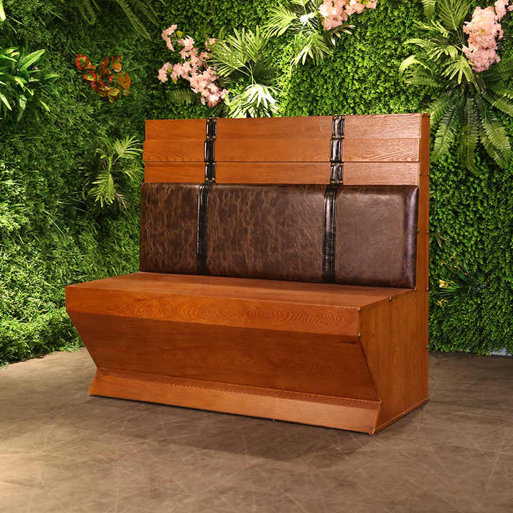 Retro Restaurant Booth Sofa - Industrial Style Furniture