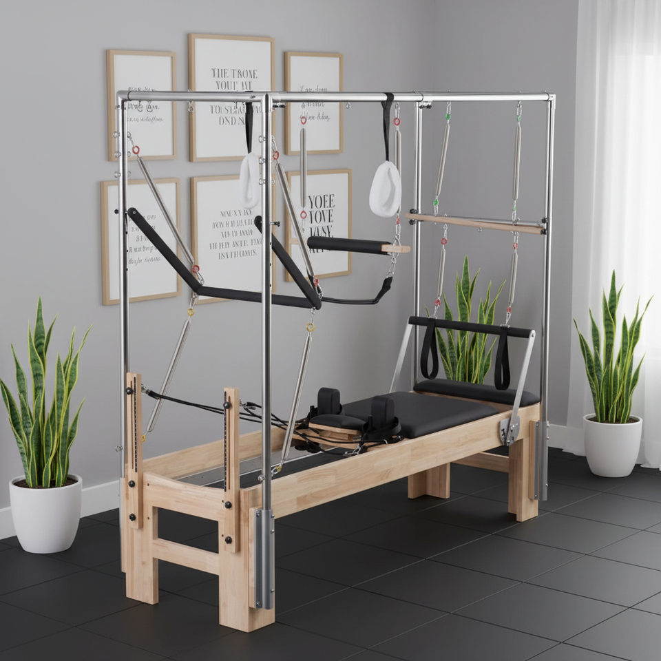 High Quality Brand Oak Wood Pilates Reformer Half Trapeze Professional ...