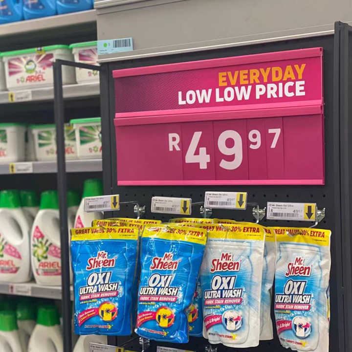 Supermarket Price Tag Display Holder Sign Board - Stable & Versatile