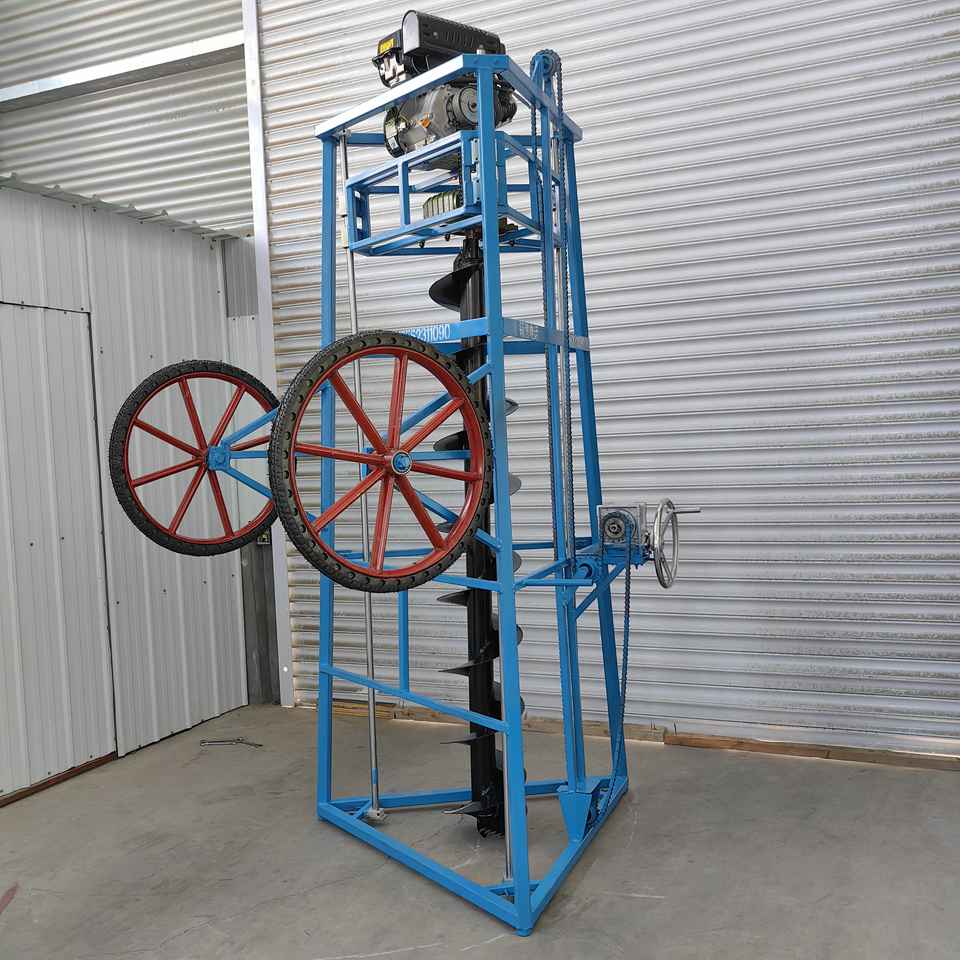 Shengheng Diesel-Powered Tripod Hole Digger & Utility Pole Drilling ...