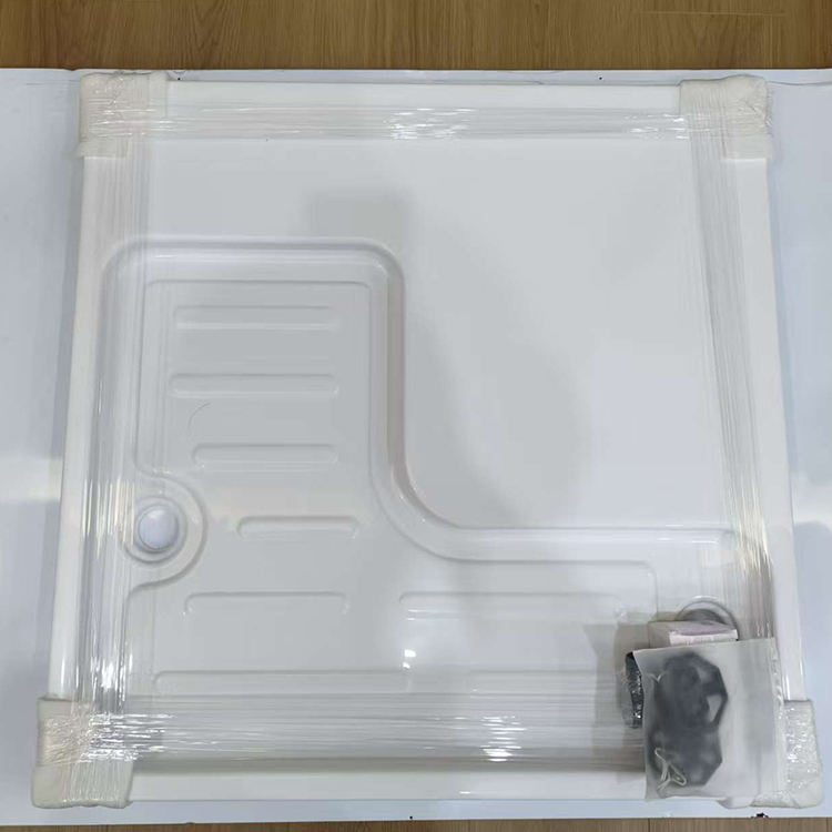 Hot Sale White Acrylic ABS Covered RV Shower Tray 80*80cm Anti-slippery ...