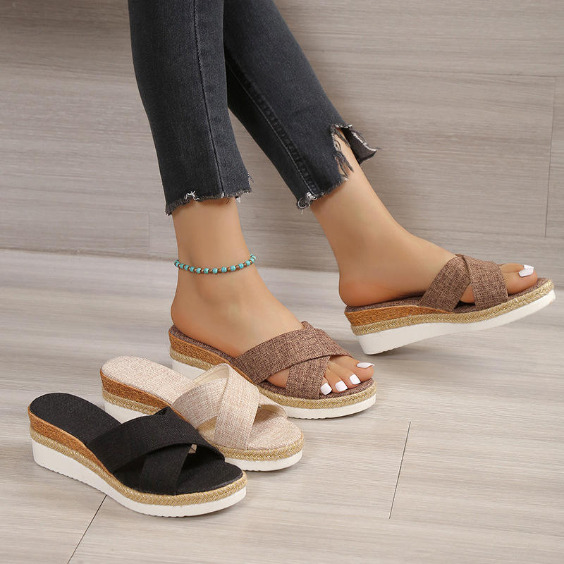 2026 NEW KJ Slope Heel slippers for Women in the Summer of 902 New ...