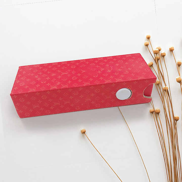 Custom Side Panel Child Resistant Button Paper Box EVA Insert Slide Out ...
