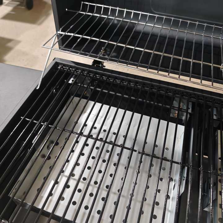 Large Royal Backyard Adjustable Height Bbq Grill Smoker Barbecue ...