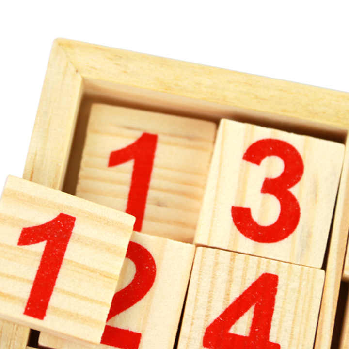 2024 High Quality Children Learn Arithmetic Stick Wooden Puzzle Logical ...
