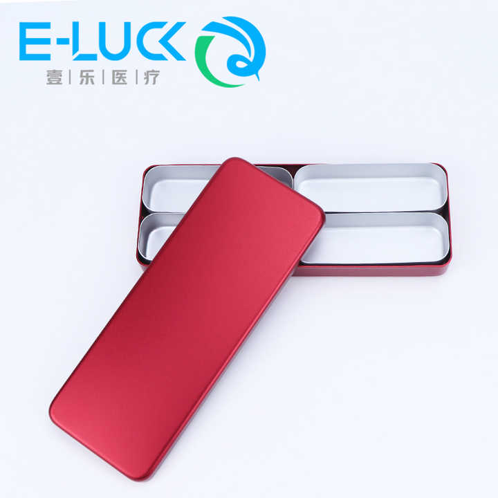 Stock 4-Grid Aluminum Needle Box Dental Bur File Endo Disinfection ...