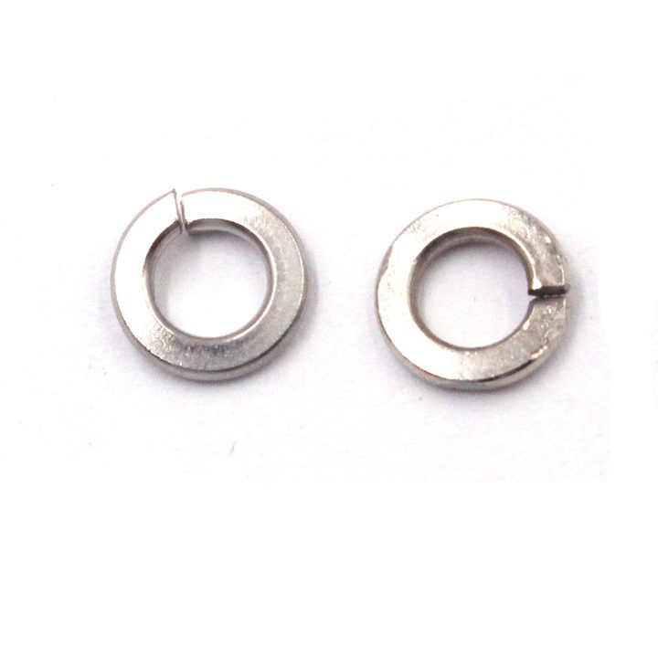 DIN127 SS304 SS316 Spring Lock Washer Stainless Steel A2-70 M10 M12 Spring Washers and Flat ...