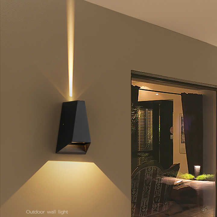 High Lumen Bright Chip Led Wall Light Triangle Wall Sconce Lamp With ...
