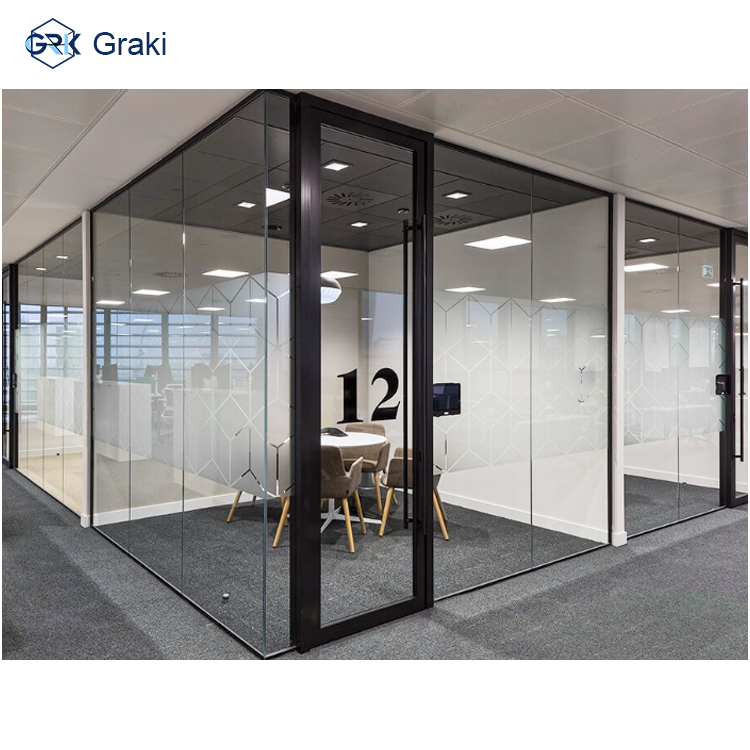 Graki Fire Rated Steel Office Partition Wall with Modern Design Eco ...