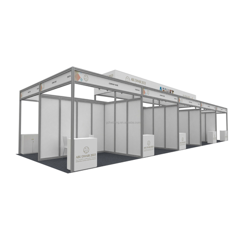3x3m Aluminum Exhibition Booth Shell Scheme Stands - Modular Exhibition ...