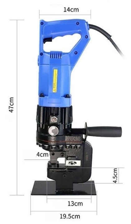 Electric Hydraulic Punching Machine Angle Iron Angle Steel Punching ...