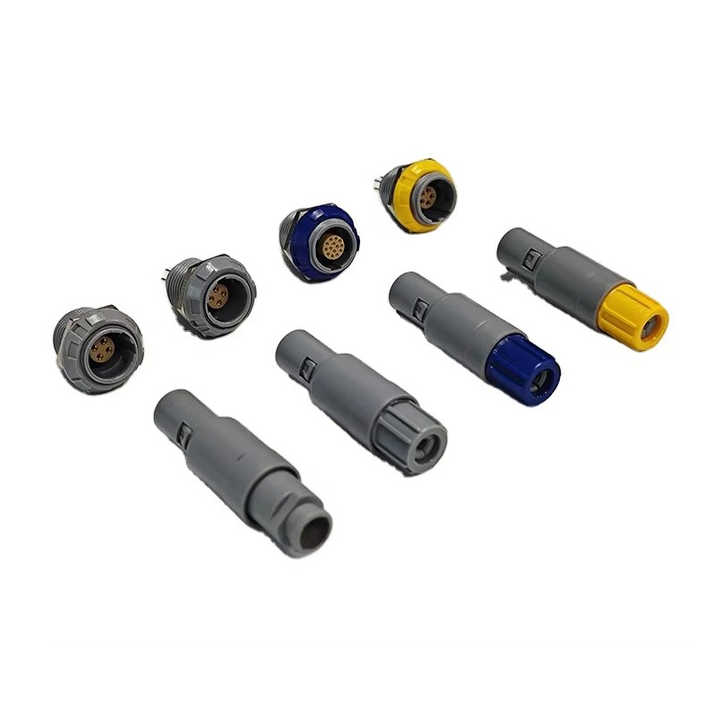 10-core PKG Plastic 1P Socket 10-pin 3A 850V Circular Fixed Socket PKG ...