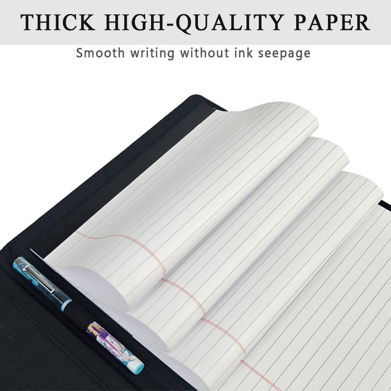 Blank A4 Sublimation PU Notebook Portfolio Folder with Writing Pad ...