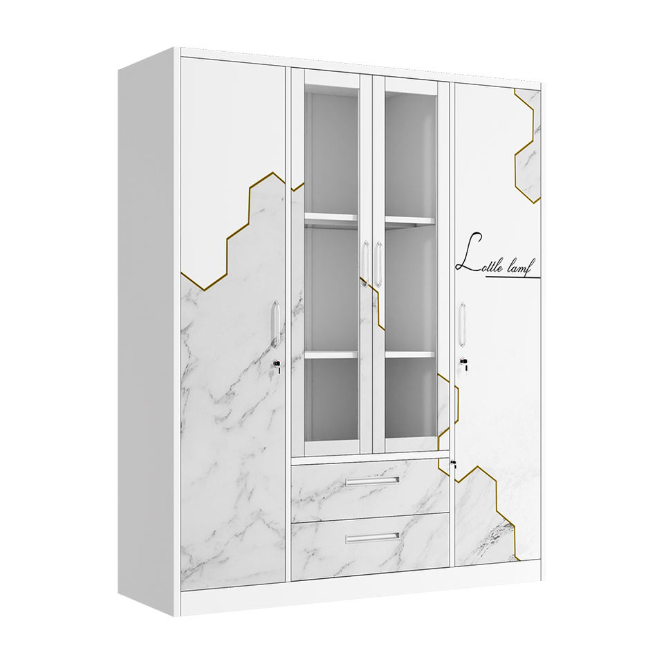 Metal Locker Imprint Cabinet Iron Wardrobe Metal Cupboard Filing ...