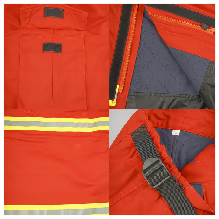 Flame Retardant Firefighter Suit Aramid Fireman Uniform Firefighting ...