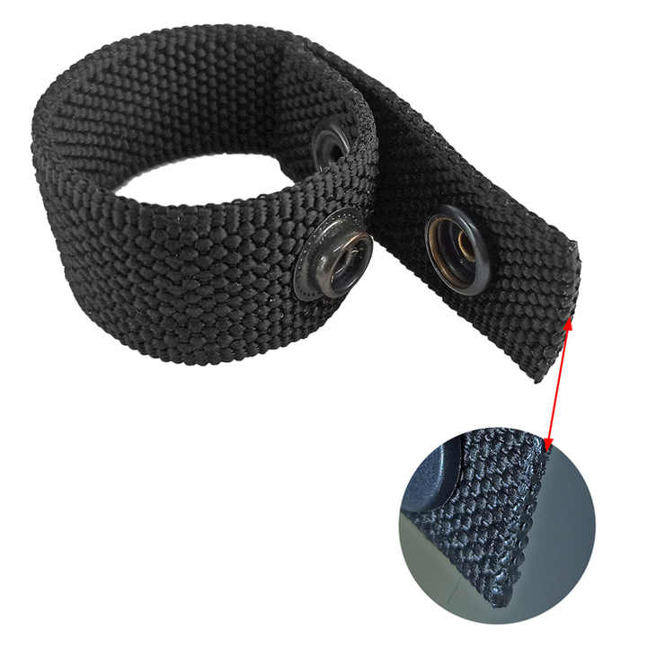 Unisex Nylon Duty Belt Keeper Double Snaps Comfortable Outdoor Tactical Belt Holder Secure ...