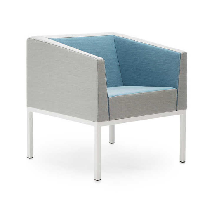 Modern Modular Office Lounge Chair with Powder Coated Four Legs Loose ...