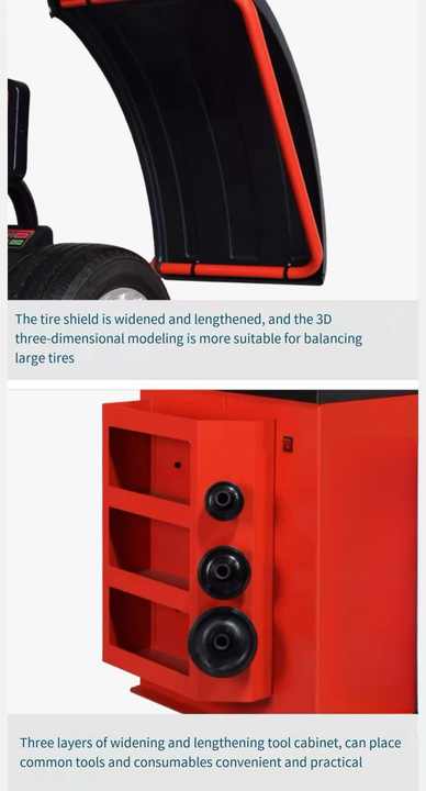 CE Certificate Car Hydraulic Wheel Balancer / Car Wheel Balancing ...