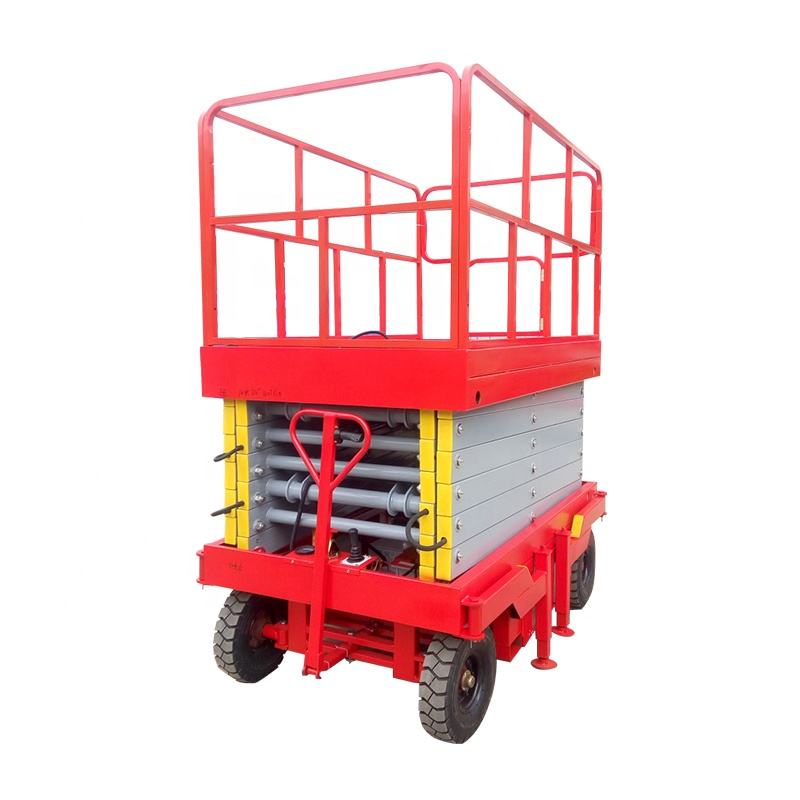 Mobile Electric Scissor Lift Drywall Lift Aerial Working Platform 300kg ...