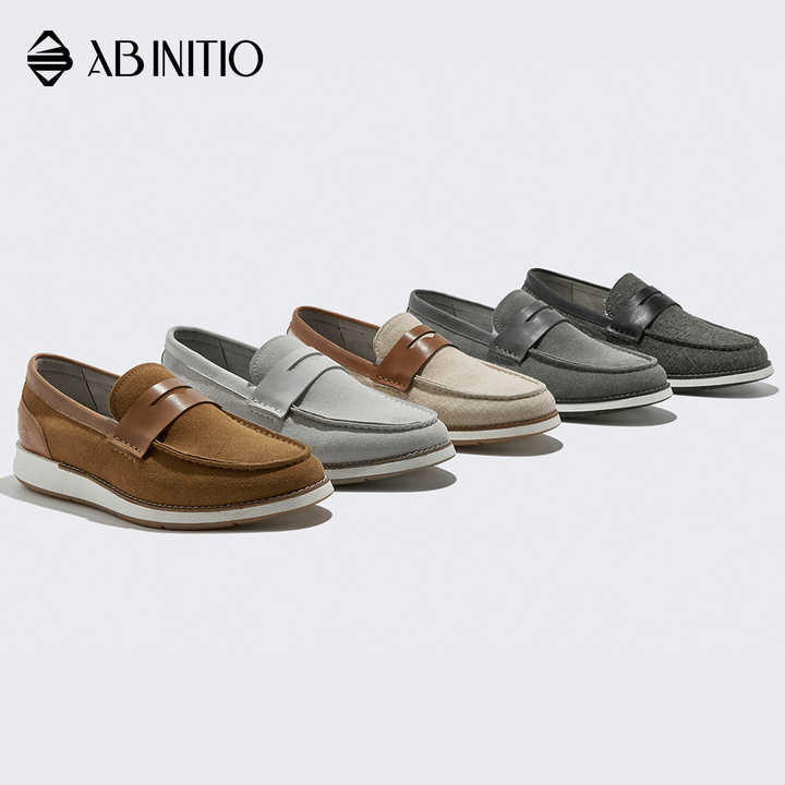 Original Custom Logo Leather Sneakers by ABINITIO