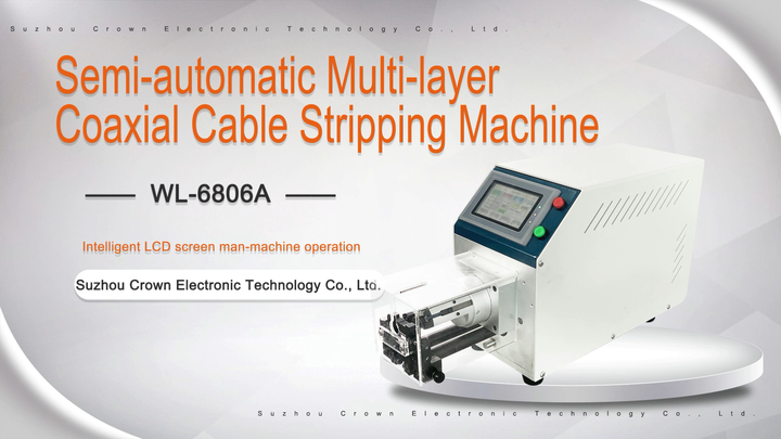 6806A Semi-automatic coaxial cable stripper Wifi Antenna wire stripping ...