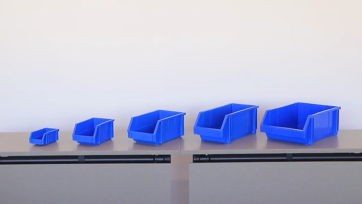 Heavy Duty Industrial Storage Bins - Stackable & Eco-friendly