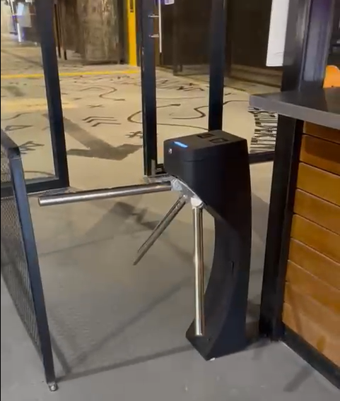 Stainless Steel Vertical Tripod Turnstile Gate Access Control System ...