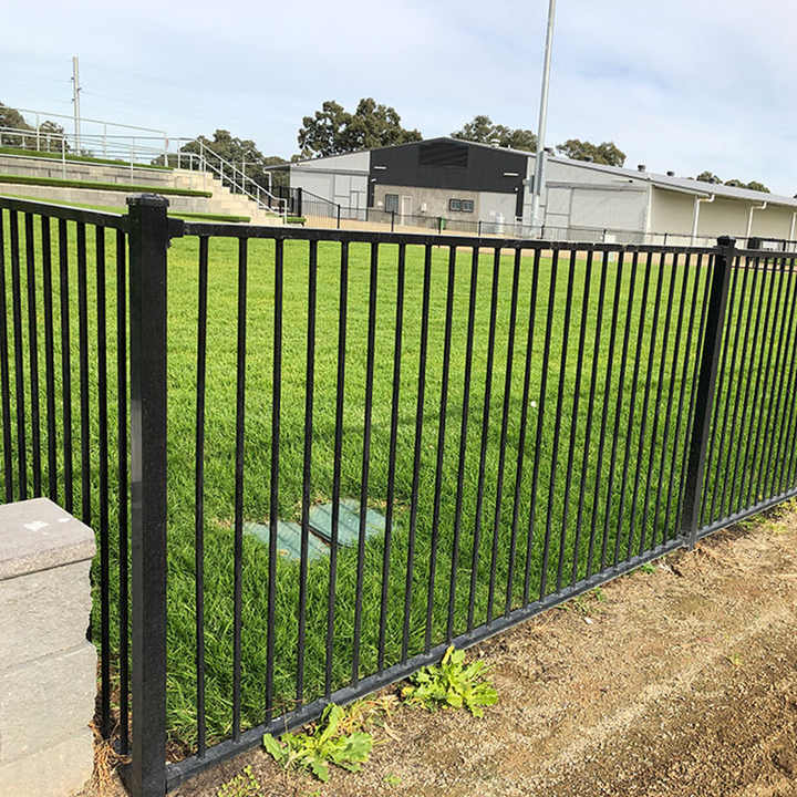 YC unclimbable metal courtyard fence Factory direct sales gates and ...