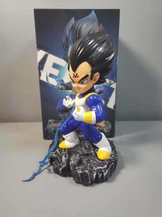 18cm Anime Drag-on Ball Vegeta Figure SSJ Lightning Majin Vegeta Action ...